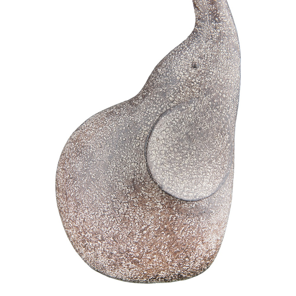 ΦΙΓΟΥΡΑ ΕΛΕΦΑΝΤΑΣ MARULA ΠΟΛΥΡΕΖΙΝΗ ΚΑΦΕ 7.5X9X17CM