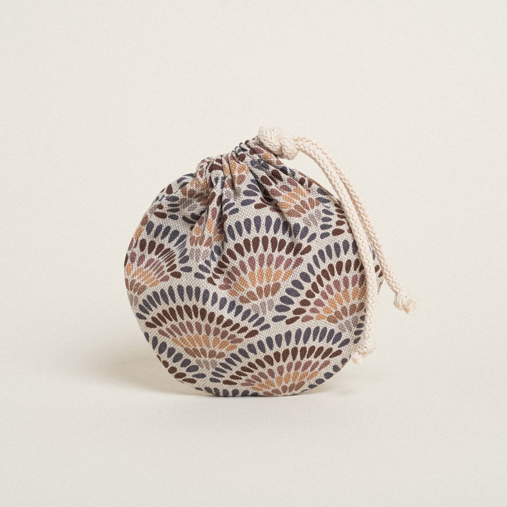 BEAUTY HOME ΠΟΥΓΚΙ ΟΒΑΛ ΜΕ ΚΟΡΔΟΝΙ 13 X 14 CM ΒΕΝΤΑΛΙΕΣ ΓΗΙΝΑ ΧΡΩΜΑΤΑ