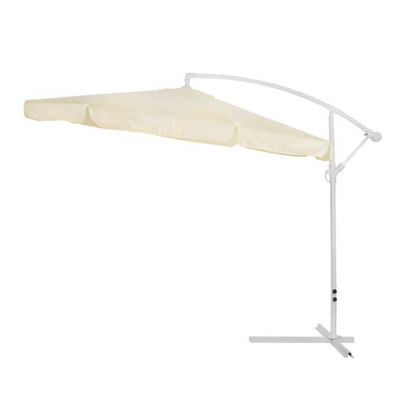 ΟΜΠΡΕΛΑ ΚΡΕΜΑΣΤΗ NOBLE Φ300X237CM. ΣΤΡΟΓΓΥΛΗ ΣΕ ΒΑΣΗ ΜΕ 4 ΠΟΔΙΑ