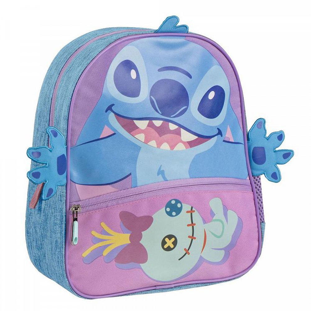 ΠΑΙΔΙΚΗ ΤΣΑΝΤΑ ΠΛΑΤΗΣ 30ΕΚ ΜΕ ΧΕΡΙΑ DISNEY LILO & STITCH