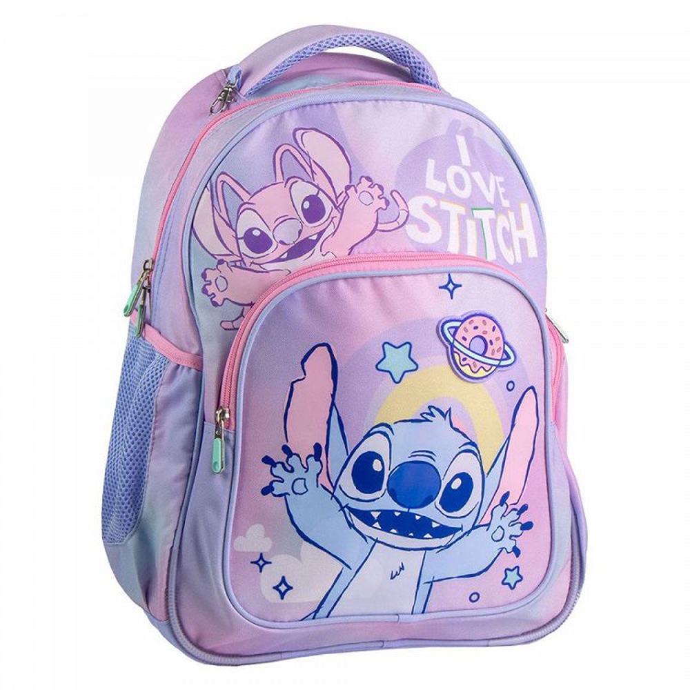 ΣΧΟΛΙΚΗ ΤΣΑΝΤΑ ΠΛΑΤΗΣ 42ΕΚ DISNEY LILO & STITCH I LOVE STITCH