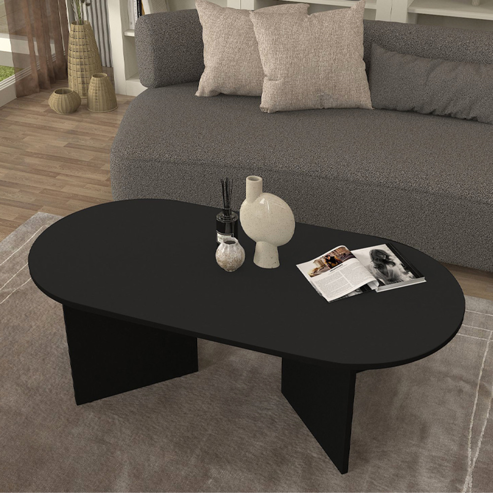 ΤΡΑΠΕΖΑΚΙ ΣΑΛΟΝΙΟΥ CORTADO MEGAPAP ΧΡΩΜΑ ΜΑΥΡΟ 120X60X39,6ΕΚ.