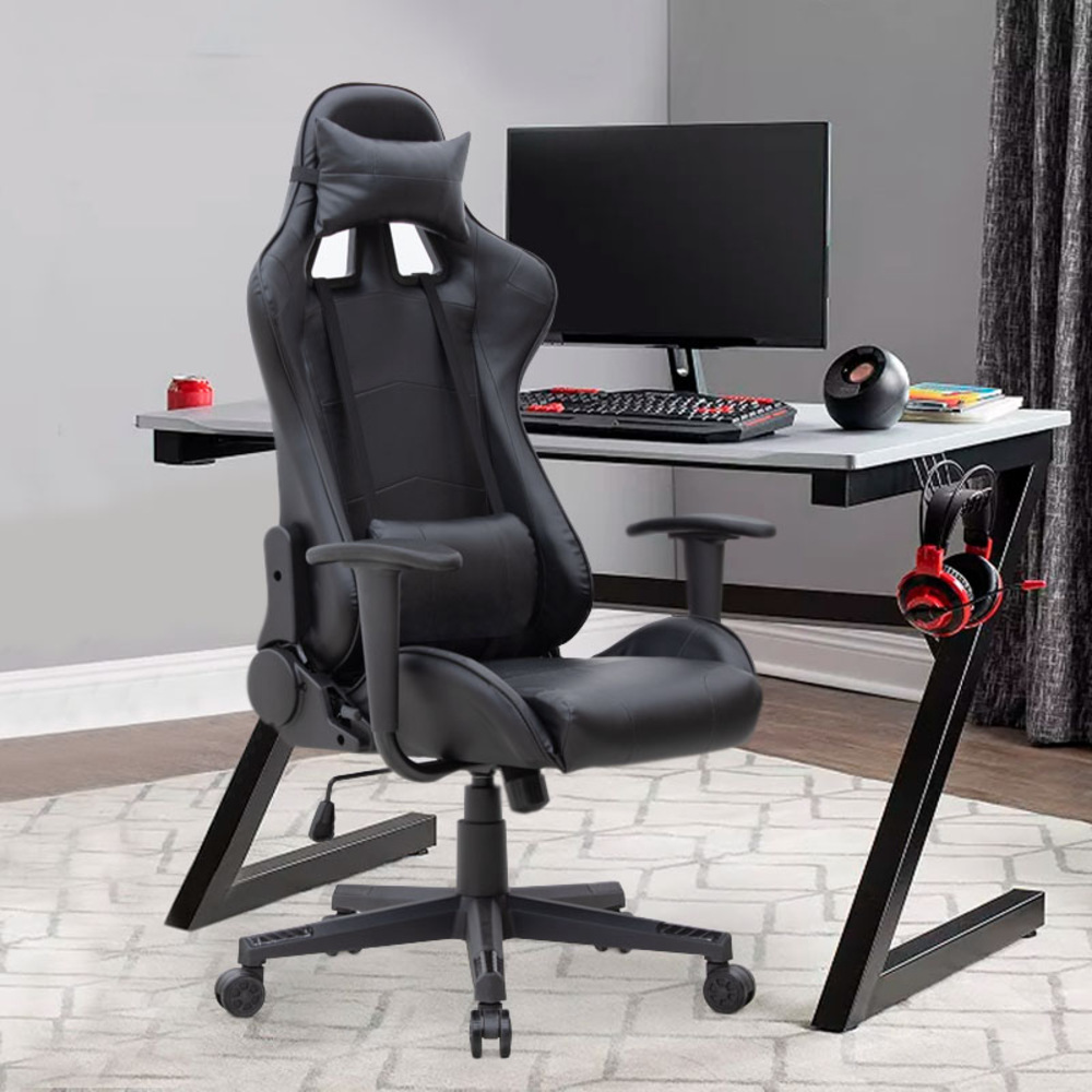 ΚΑΡΕΚΛΑ ΓΡΑΦΕΙΟΥ GAMING ALONSO MEGAPAP ΑΠΟ ΤΕΧΝΟΔΕΡΜΑ ΧΡΩΜΑ ΜΑΥΡΟ ...