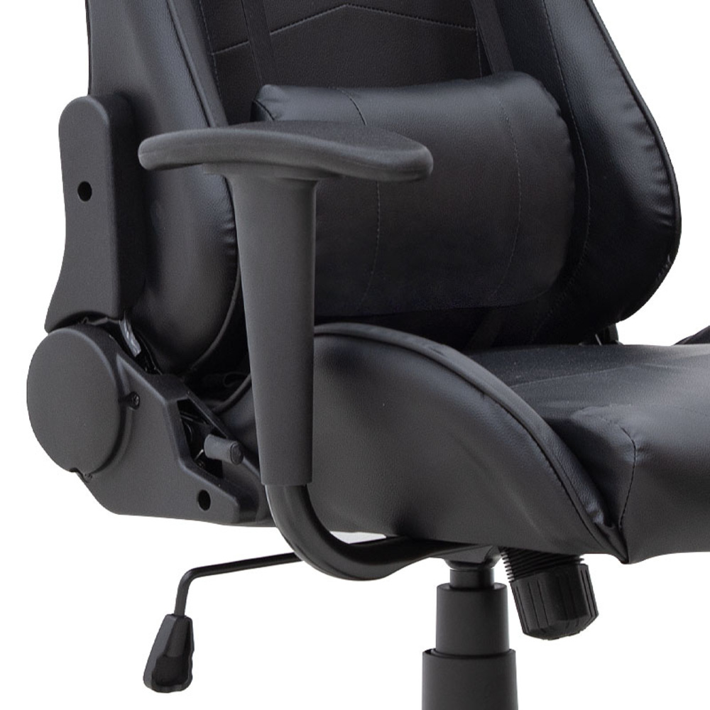 ΚΑΡΕΚΛΑ ΓΡΑΦΕΙΟΥ GAMING ALONSO MEGAPAP ΑΠΟ ΤΕΧΝΟΔΕΡΜΑ ΧΡΩΜΑ ΜΑΥΡΟ ...