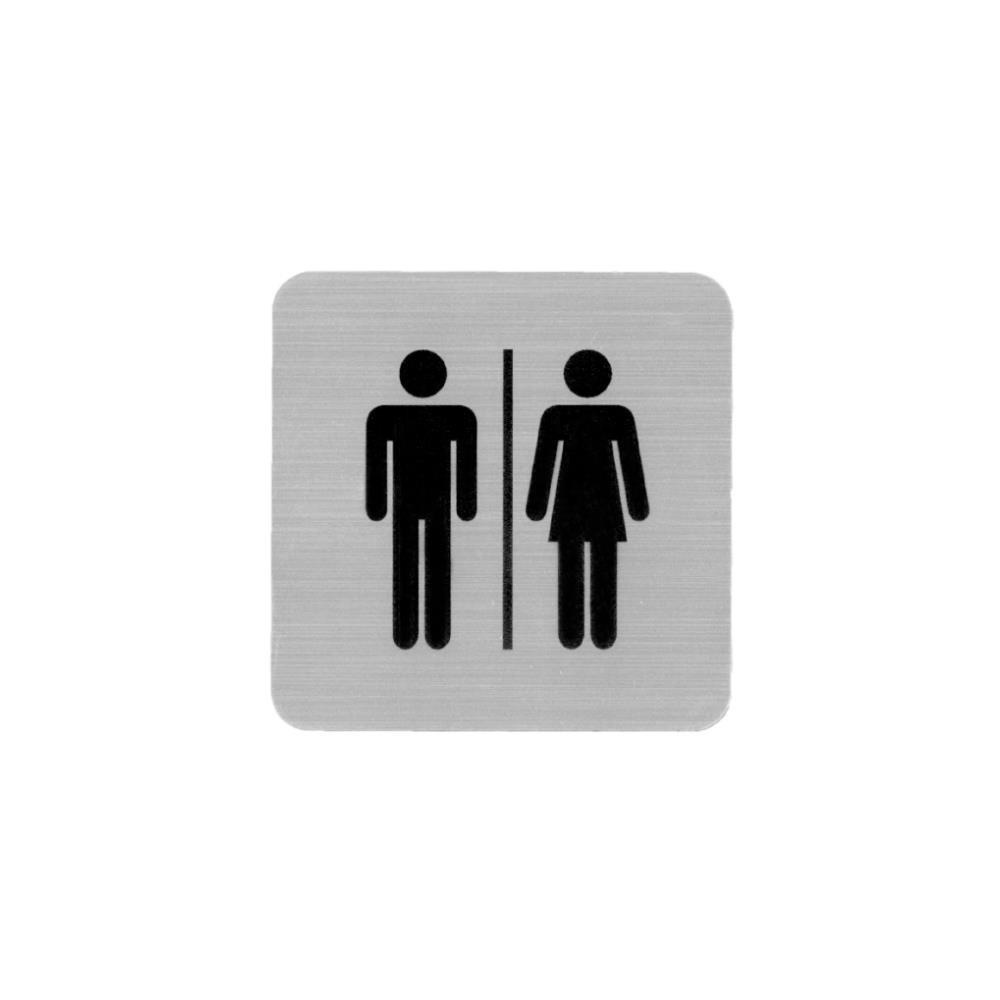 NEXT ΕΠΙΓΡΑΦΗ DARWIN "WC ΓΥΝΑΙΚΩΝ-ΑΝΔΡΩΝ" 7,2X7,2ΕΚ., 2ΧΙΛ. ΠΑΧΟΣ