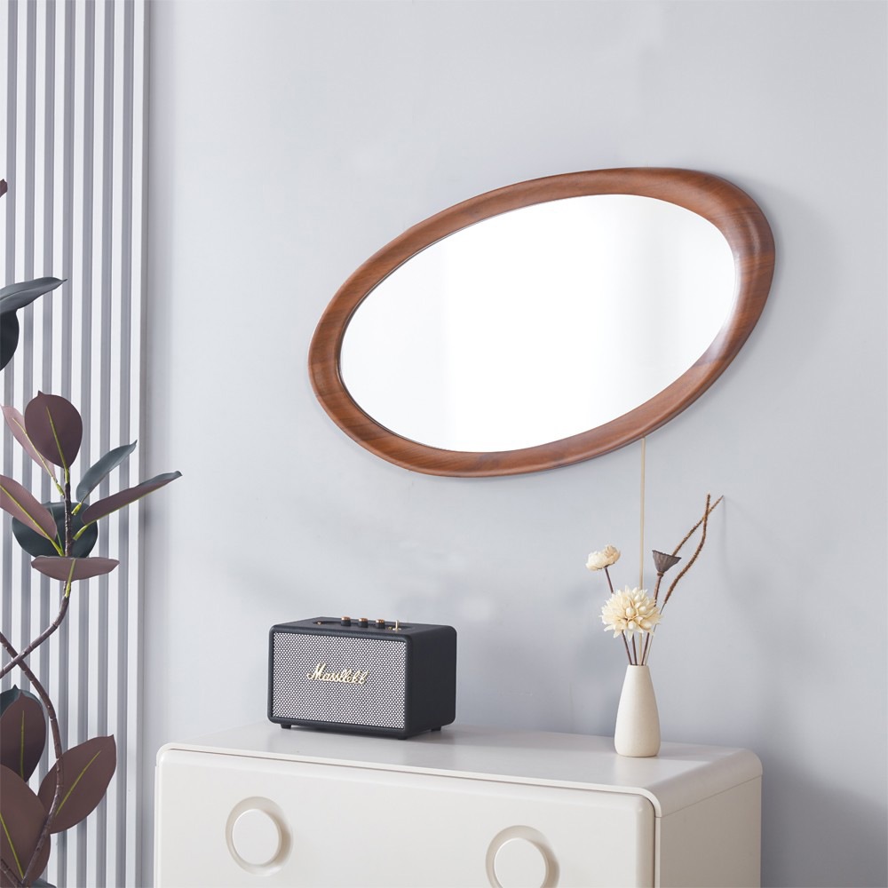 ΚΑΘΡΕΦΤΗΣ ΕΠΙΤΟΙΧΙΟΣ NEXTDECO 81X45ΕΚ. ΠΛΑΙΣΙΟ MDF - PVC ΣΚΟΥΡΟ ΧΡΩΜΑ